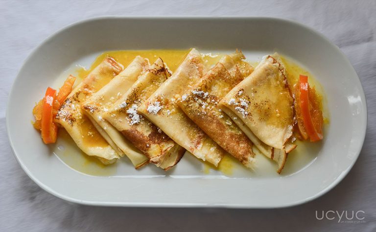 Crêpes suzette | un caldo y un clic